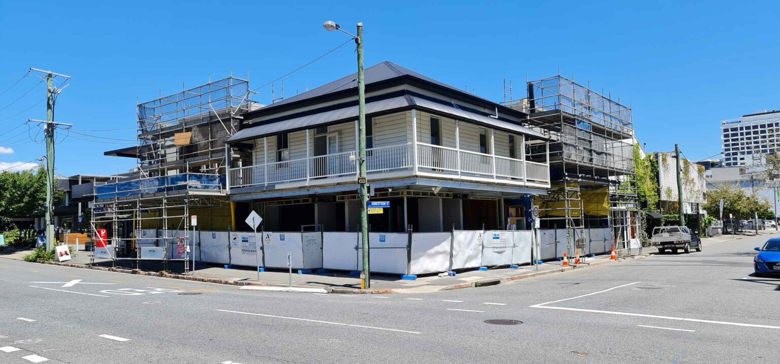 Construction in Progress: James Street, Fortitude Valley - POWE Architects